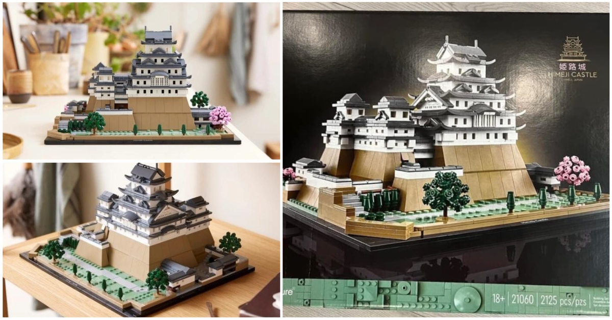 Lâu đài Himeji “thu bé” lại vừa bằng một bộ LEGO | KILALA