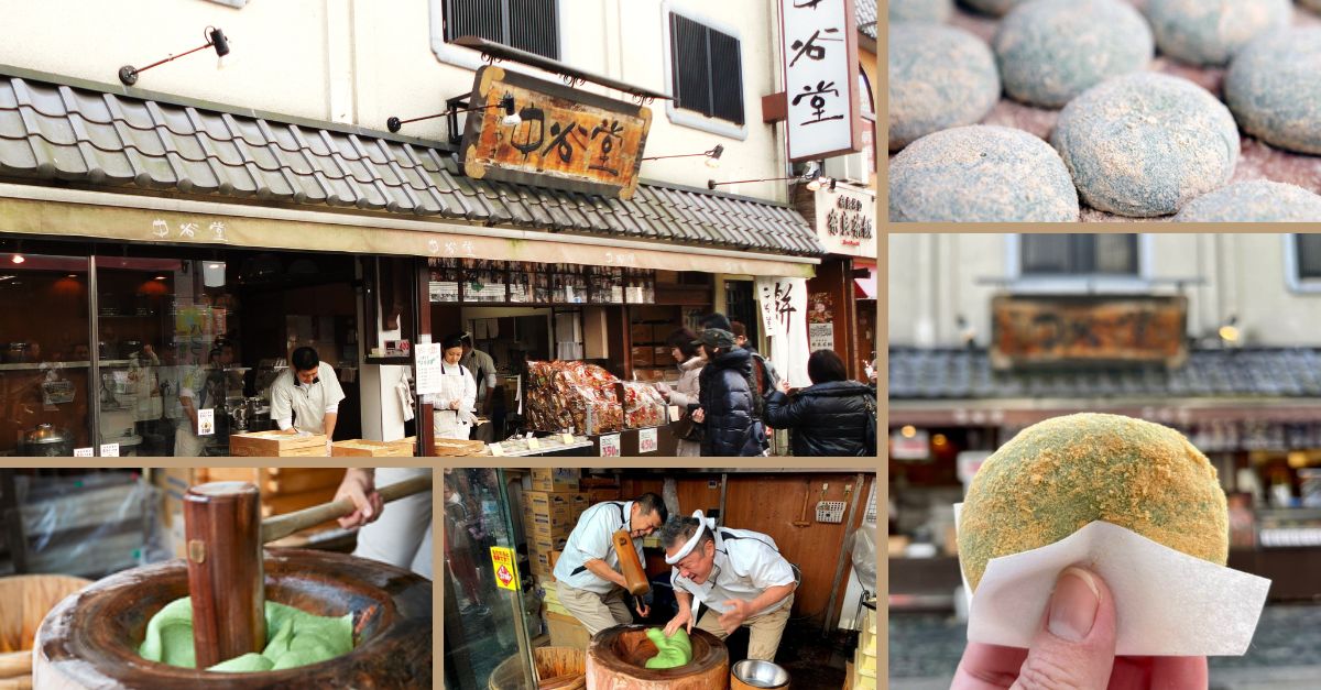 “Yomogi mochi giã tay” hương hạnh phúc của Nakatanidou | KILALA