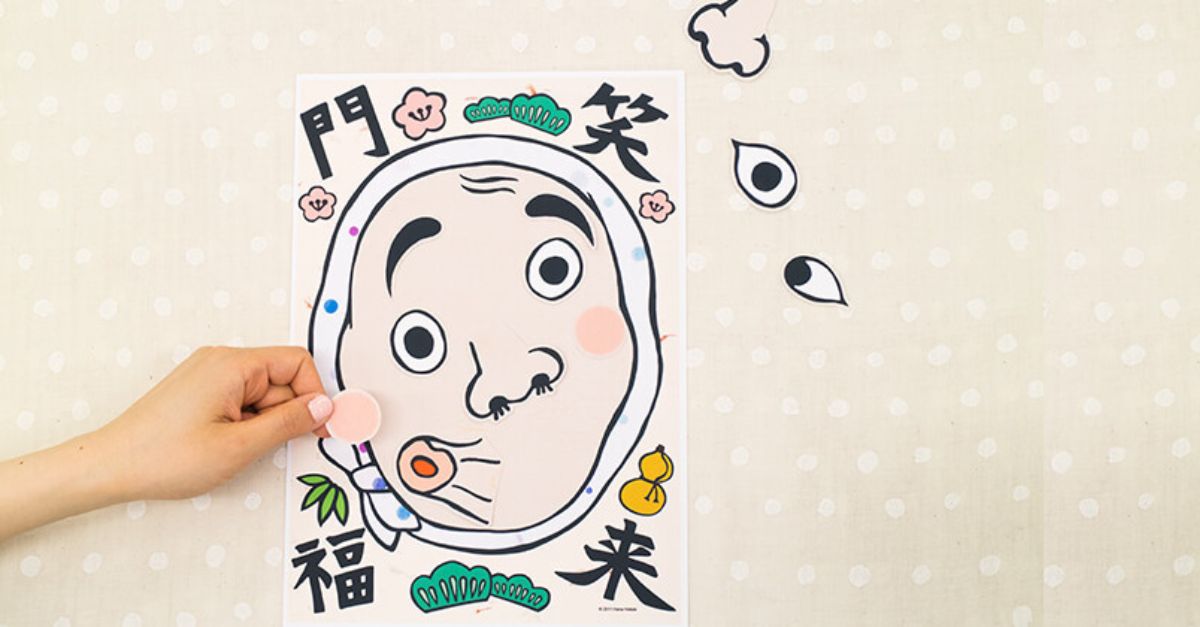 Fukuwarai – Trò chơi ghép mặt mang lại may mắn | KILALA