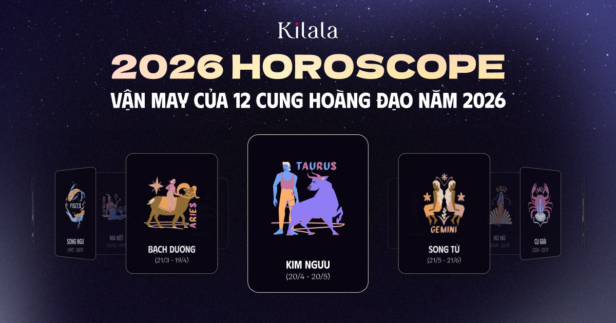Vận may của 12 cung hoàng đạo trong năm 2025 | KILALA | KILALA